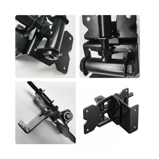 Adjustable Self-Closing Heavy-Duty PVC Gate Hinges for Outdoor Garden ...