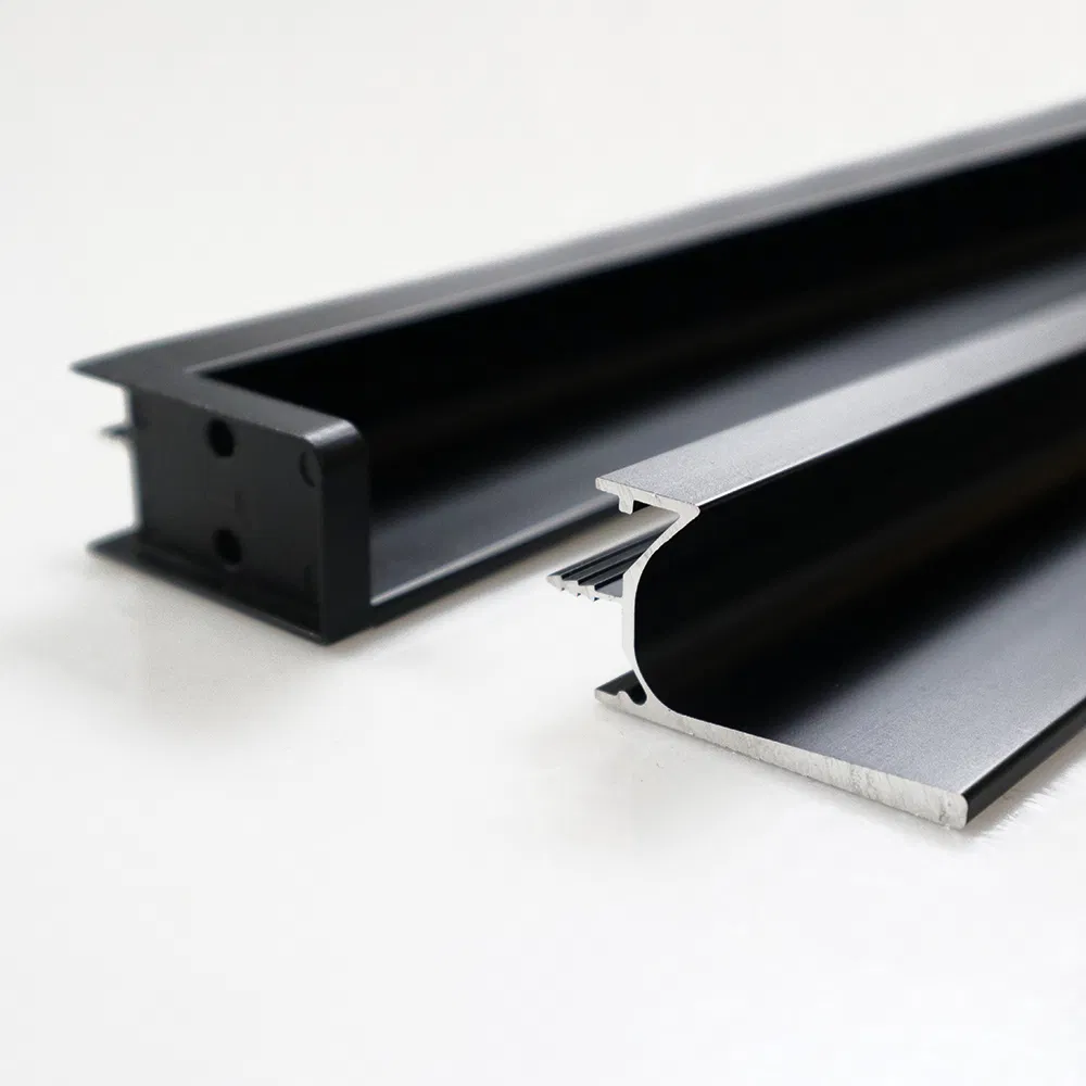 Aluminum Furniture Hidden Drawer Handle Kitchen Cabinet Wardrobe ...