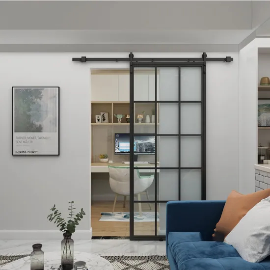 Interior 15-Lite Steel Frame Sliding Door, Wholesale French Style ...