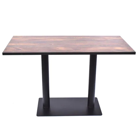 Wholesale Rectangular Double Legs Pedestal Table Leg and Inox Table ...