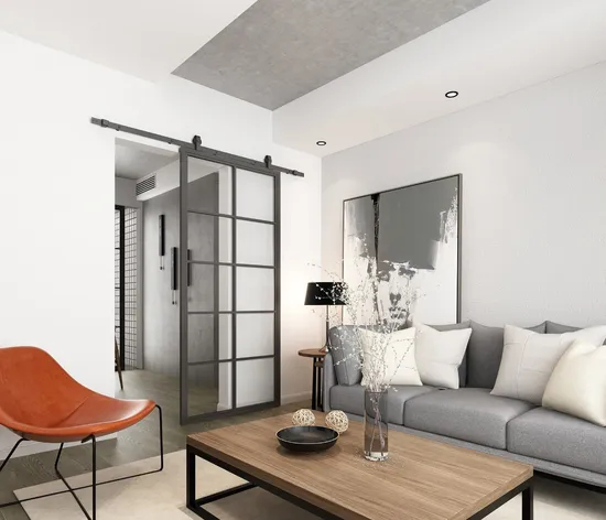 Interior Sliding Door with Steel Frame, Wholesale Sliding Door System ...